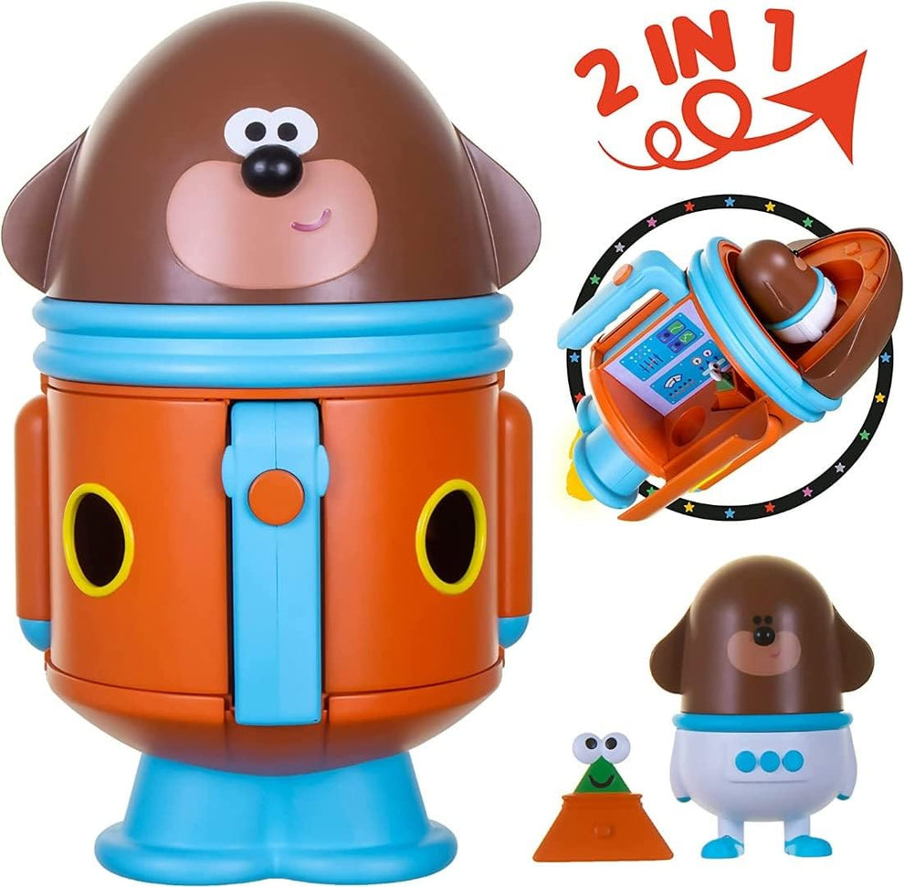 Hey Duggee Transforming Duggee Space Rocket Toy – Edward Leonard Conroy Ltd